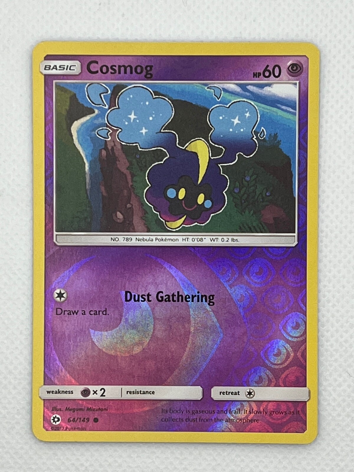 Pokemon TCG Sun and Moon Card Cosmog 64/149 Reverse Holo | eBay
