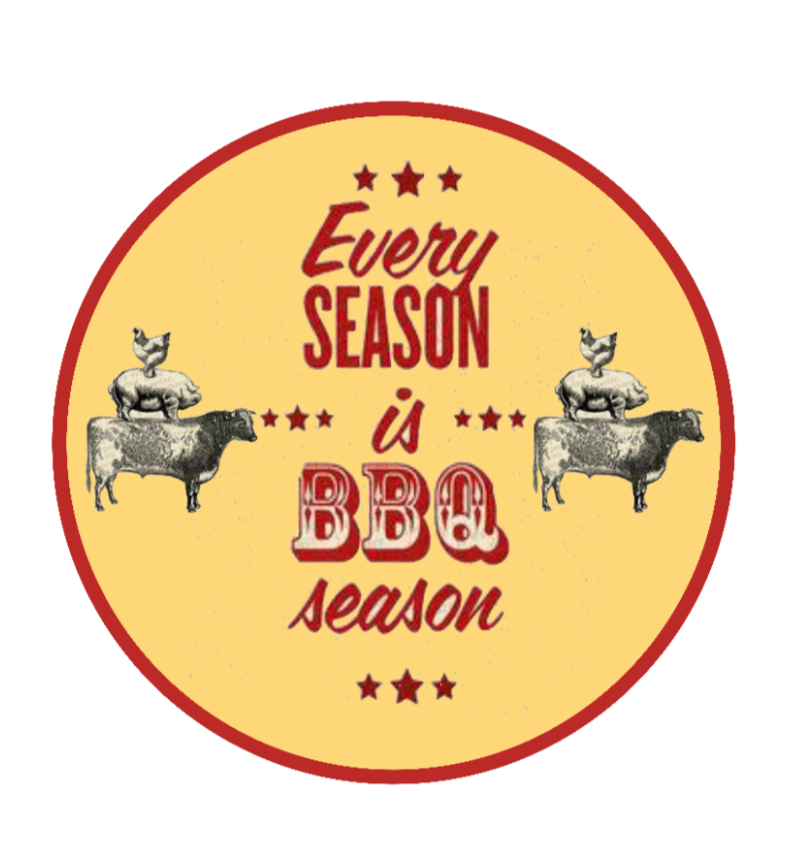 BBQ - Every Season Is BBQ - Vinyl Decal Sticker Car Cup Window Cooler ...