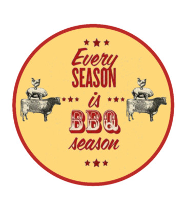 BBQ - Every Season Is BBQ - Vinyl Decal Sticker Car Cup Window Cooler ...