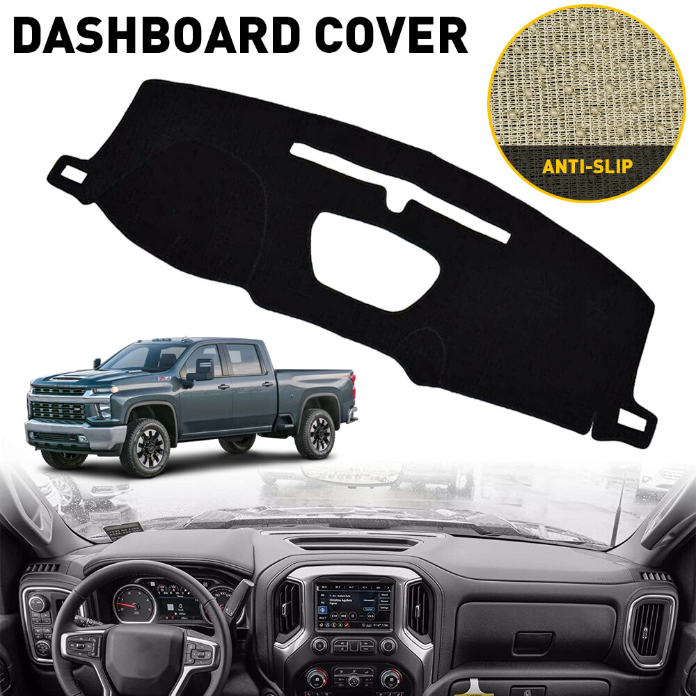 Fits 2019-2021 CHEVY SILVERADO DASH COVER DASHBOARD MAT PAD DASHMAT GMC ...