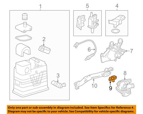 GM OEM 13-16 Impala Emission Components-Check Valve Gasket 12642943 | eBay