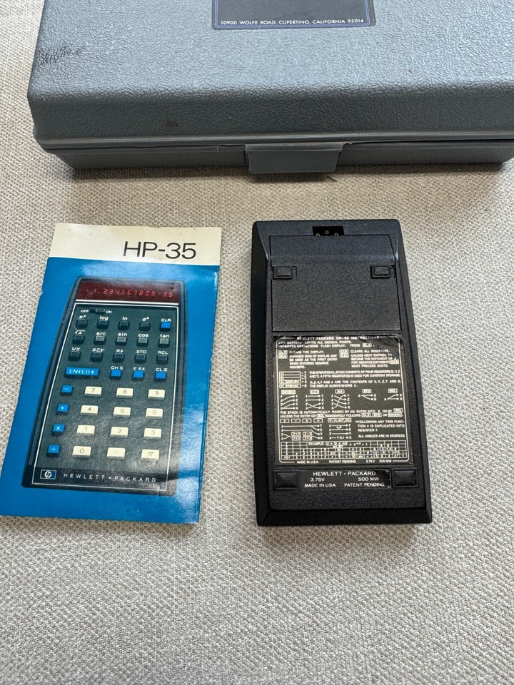 Vintage Hewlett Packard HP-35 Scientific Calculator No Power | eBay