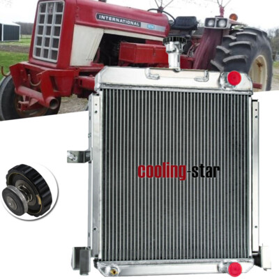ALUMINUM RADIATOR FOR CASE IH INTERNATIONAL 574 674 2500A TRACTOR ...