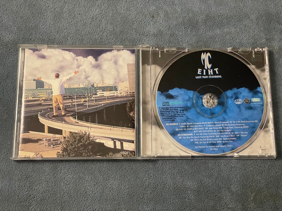 MC Eiht Last Man Standing CD 1997 Sony Music Entertainment Hip Hop ...
