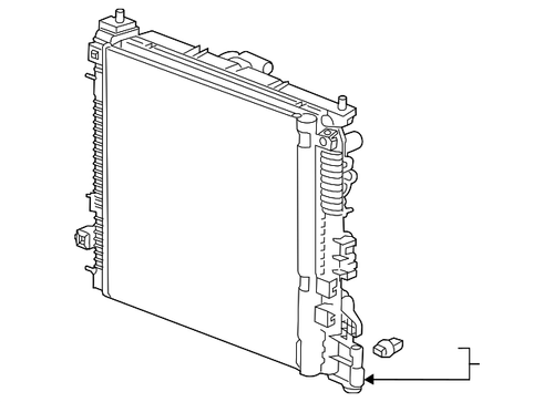 Genuine GM Engine Radiator 84664114 | eBay