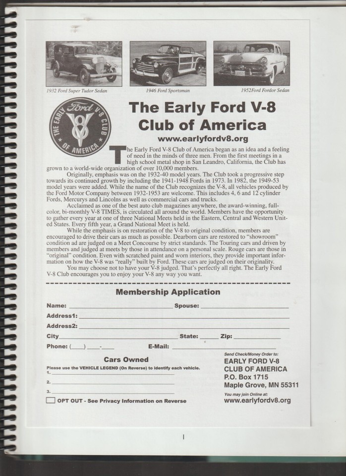1941-48 FORD Book Compendium Restoration Early Ford V-8 Club America ...