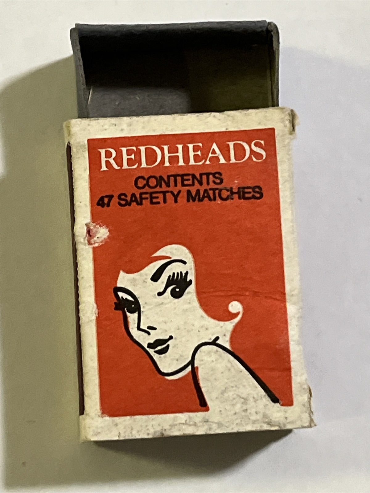 Redheads "Play this Redheads Matchbox Game" Two-Hand Stud Matchbox no ...