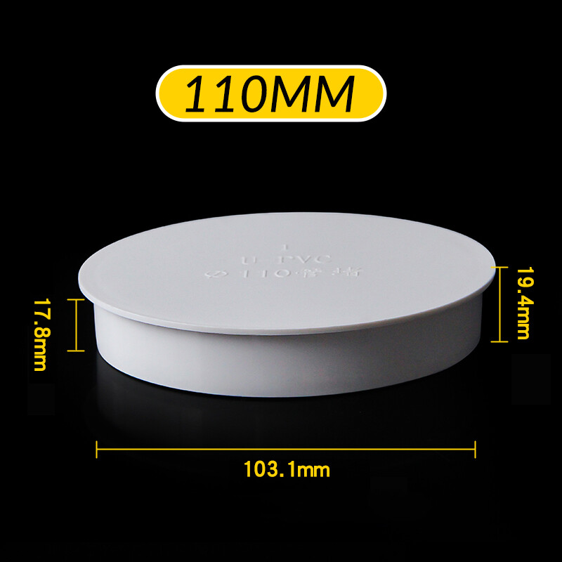 PVC Blanking Plug Water Drain Pipe Fitting End Cap Stopper 50mm 75mm ...