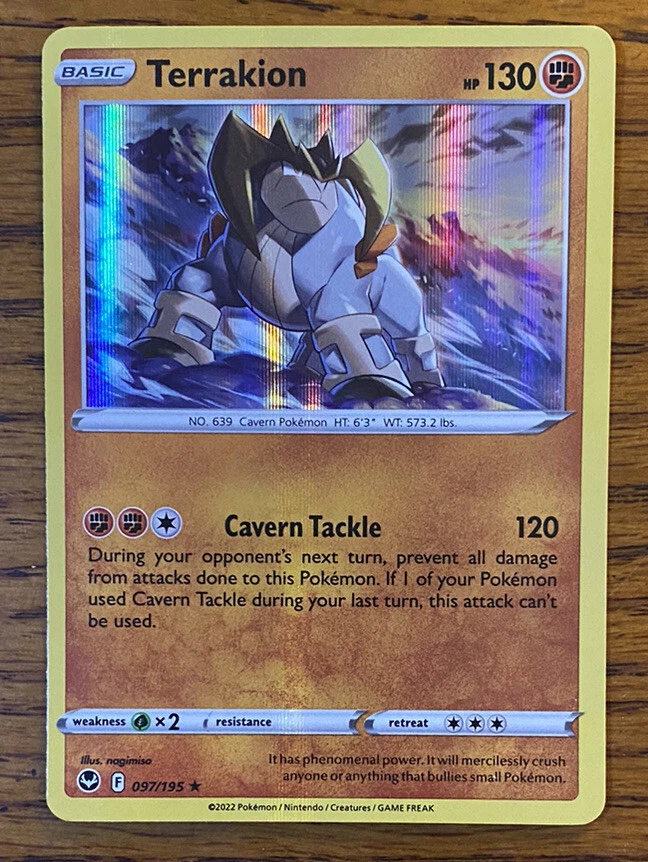 Pokemon Terrakion Card