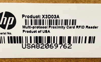 X3D03A:HP Universal USB Proximity Card Reader | eBay