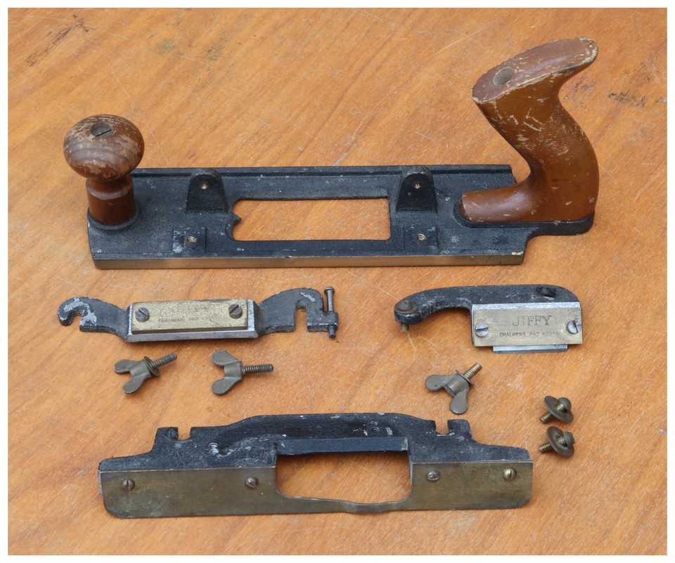 Vintage JIFFY- CHALMERS Fibre Board Plane. Pat. 422590. Made in England ...