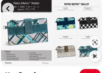 New! Thirty One Retro Metro Wallet- Holds Cards Cash | eBay