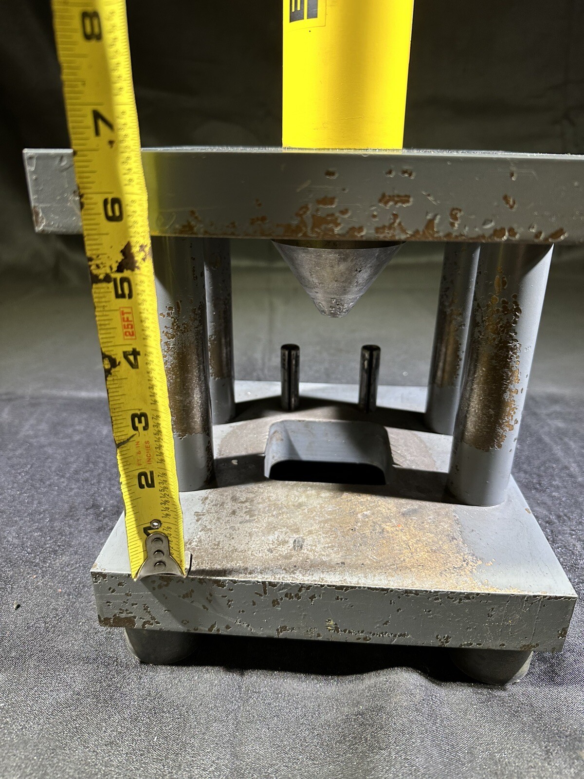 Enerpac RC106 Single-Acting Hydraulic Cylinder WITH PRESS CAGE CRUSHER ...