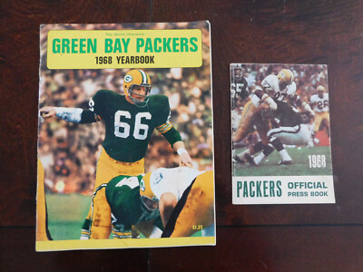 1968 Green Bay Packers Yearbook and 1968 Official Press Book | eBay
