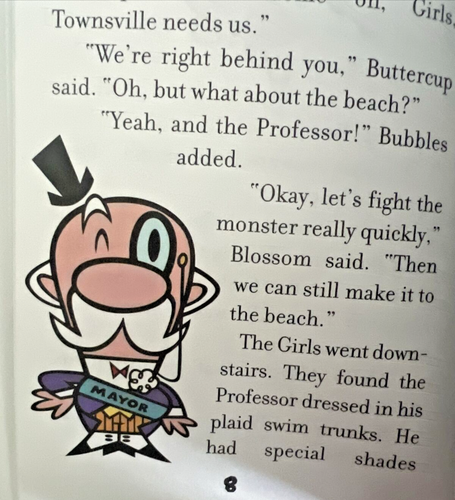 Powerpuff Girls Chapter Book #1:Powerful Professor Cartoon Network Y2K ...