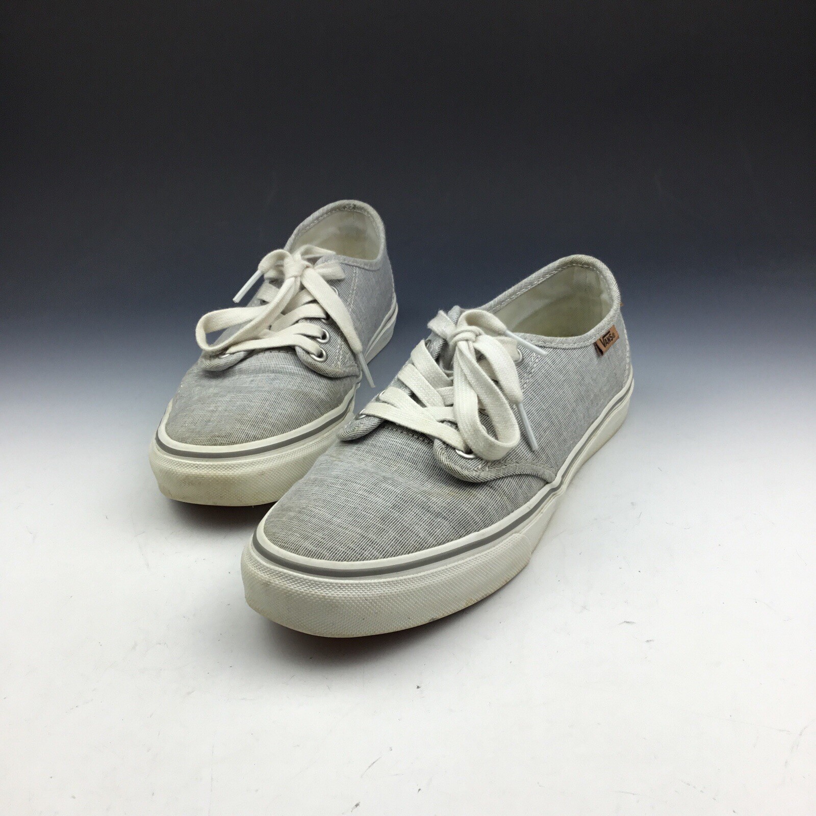 vans ortholite women’s size 8 gray canvas low top shoes 721356 | eBay