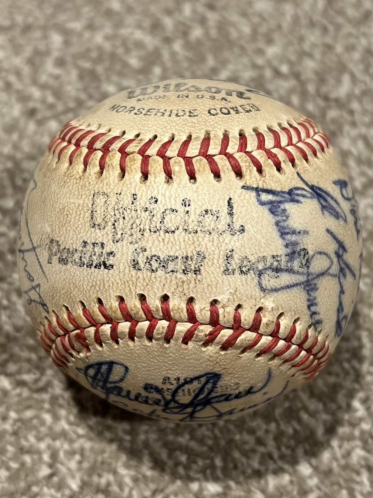 1964 OKLAHOMA 89ers HOUSTON COLT 45s AAA MILB VTG TEAM SIGNED BASEBALL ...