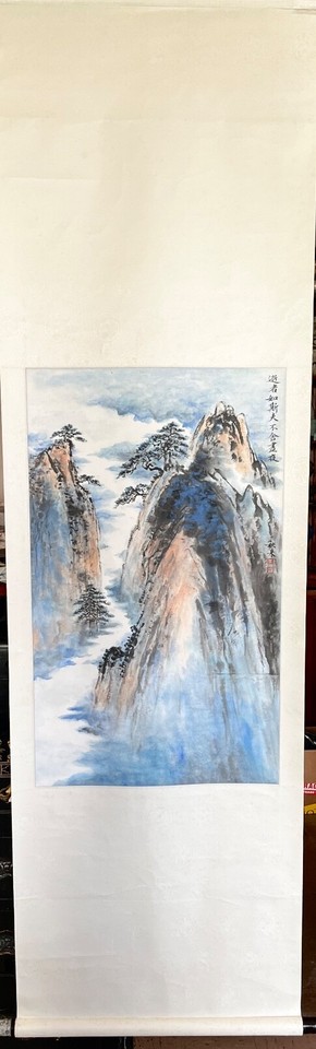 Singapore Chinese artist Goh Chiew Lye watercolor landscape painting ...