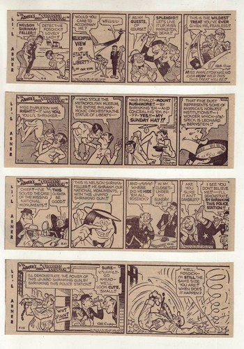 Li'l Abner by Al Capp - Hillbilly humor - 22 daily comic strips - Aug./Nov. 1959 | eBay