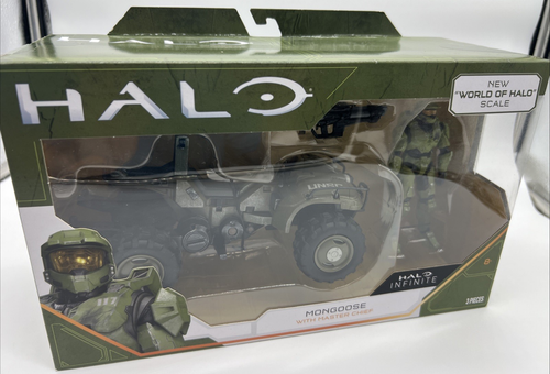 NIB Halo Infinite Mongoose ATV With Master Chief Action Figure 3 Pieces ...
