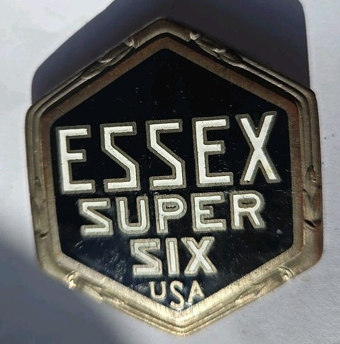 Antique ESSEX SUPER SIX Radiator Badge/Emblem | eBay