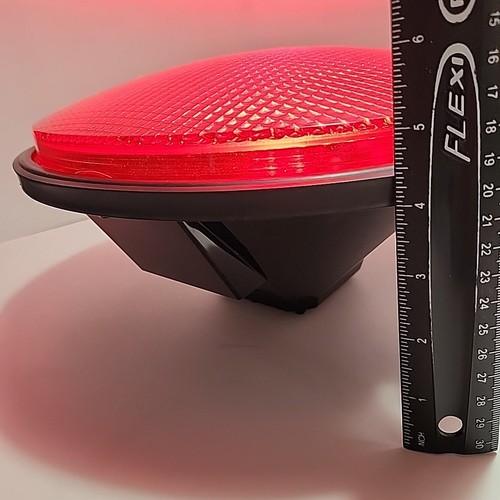 DIALIGHT 12" RED TRAFFIC LIGHT BULB#433-1210-003XL -TESTED WORKING ...