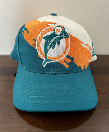 Vintage 90s (Miami Dolphins) Logo Athletic Splash NFL Pro Line Snapback ...