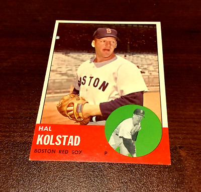 1963 Topps #574 Hal Kolstad Boston Red Sox High # | eBay
