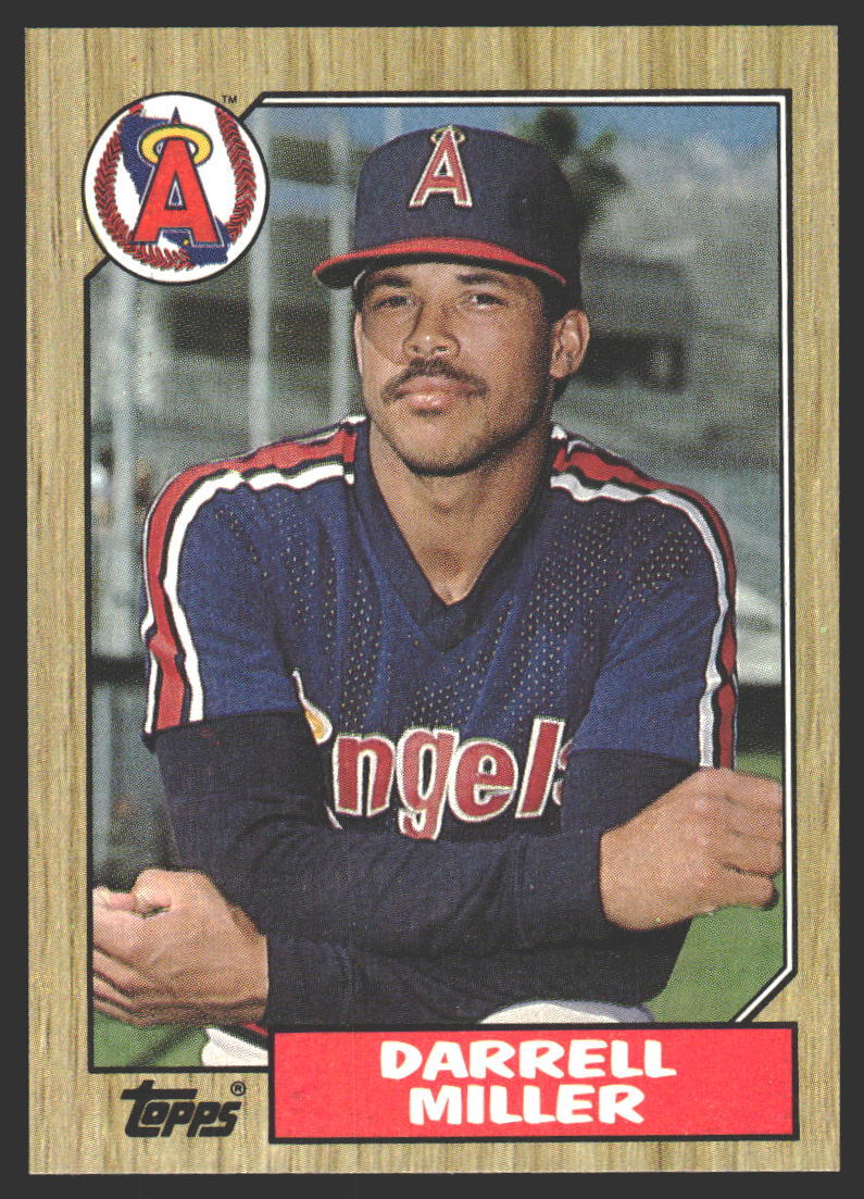 Darrell Miller #337 1987 Topps California Angels | eBay