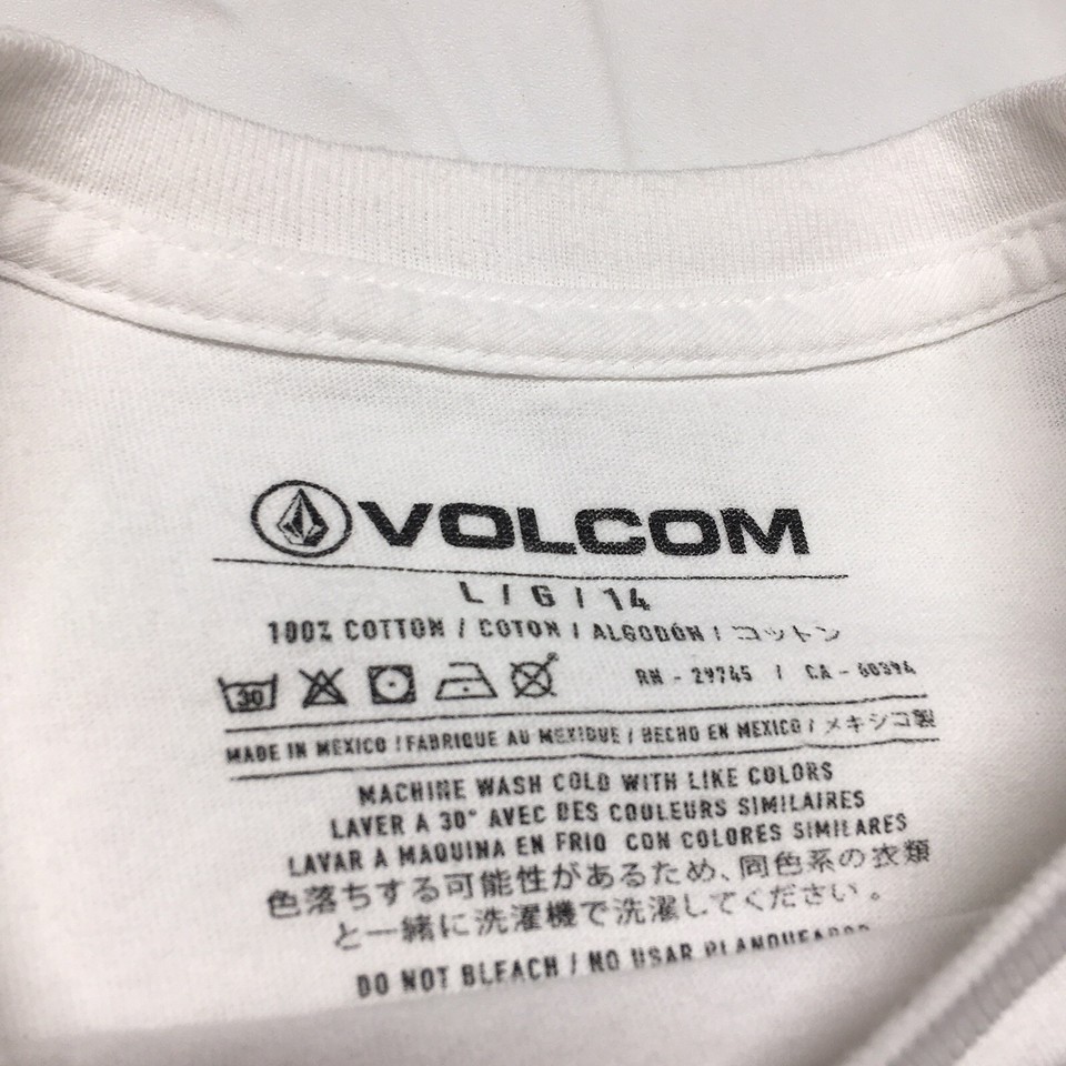 Volcom T-Shirt Women’s Large Beach Sunset Skate Surf Hipster Hip Hop ...