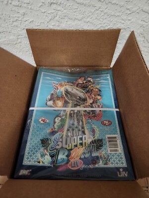 Super Bowl LIV (54)Full Unopened Case Of 20 Sealed Programs RARE ...