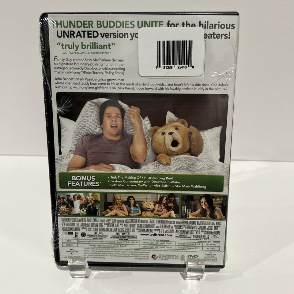 Ted - Unrated (DVD, 2012, Widescreen) NEW Sealed | eBay