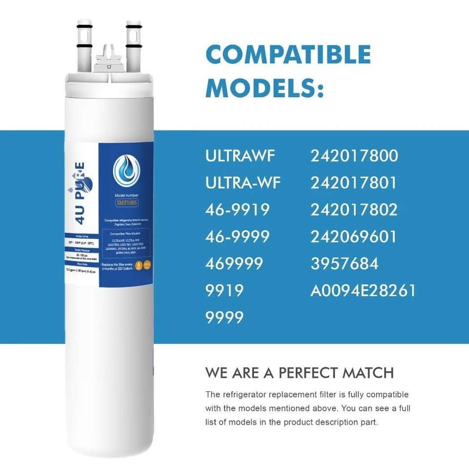 for Frigidaire ULTRAWF Pure Source Ultra Kenmore 9999 469999 46-9999 ...