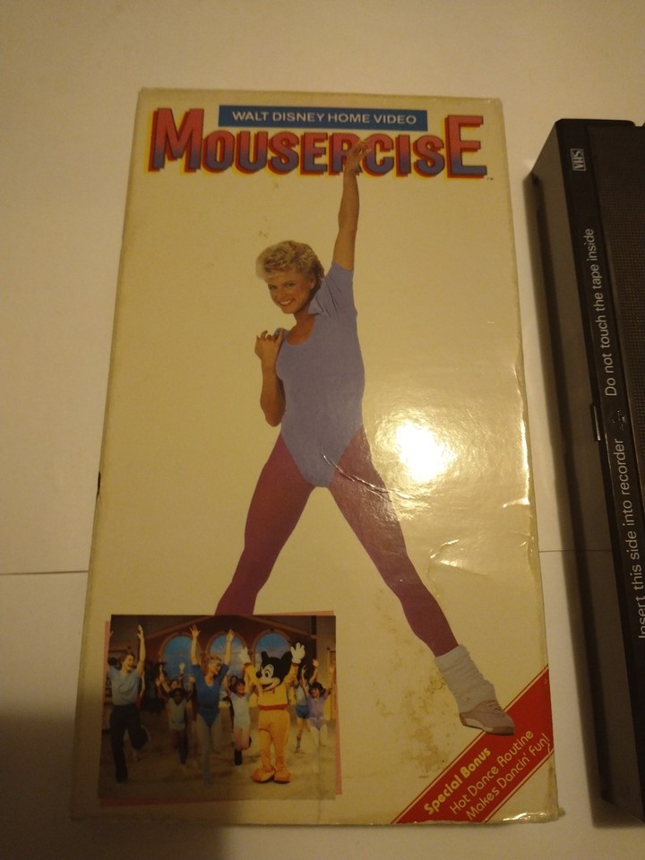 Mousercise VHS - Walt Disney Exercise Video / Tested And Free Shipping ...