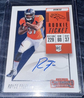 2018 Panini Contenders Rookie Ticket Royce Freeman Auto | eBay