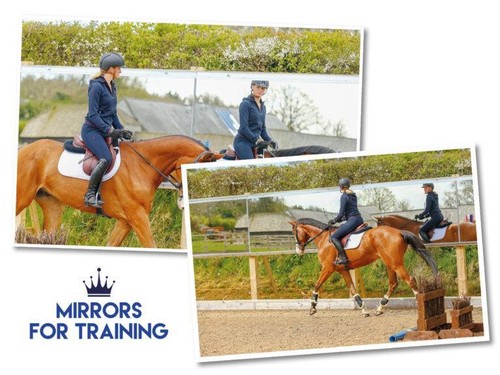Equestrian Dressage Arena Glass Mirrors For Training Horse Outdoor ...
