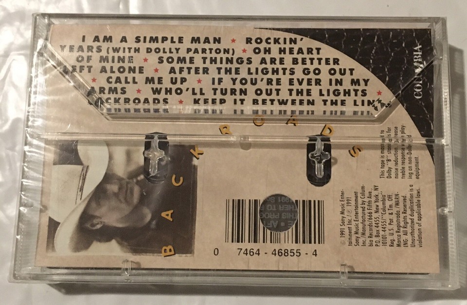Ricky Van Shelton Backroads Cassette Tape Sony Music 1991 Country | eBay