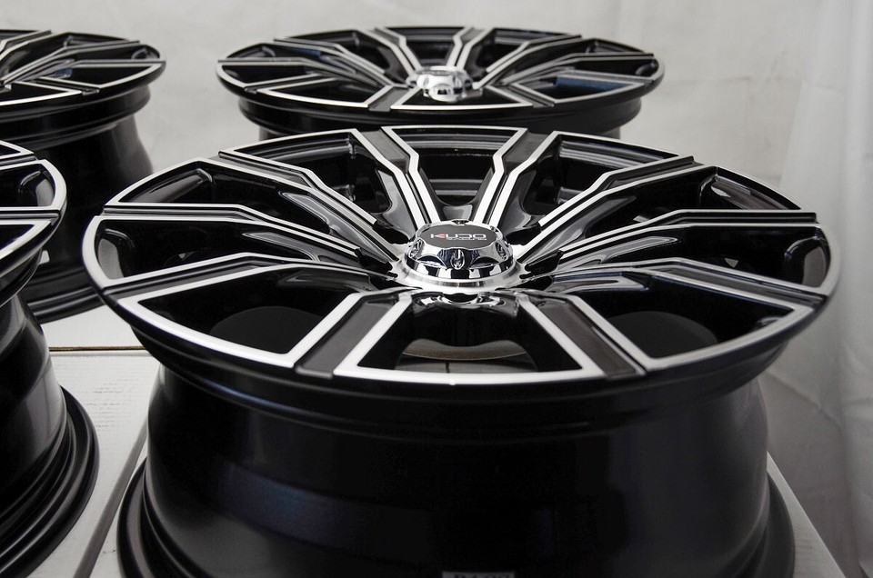 16x7 Black Wheels Rims 4 Lugs Fit Nissan Cube Sentra Versa Scion iQ xB ...