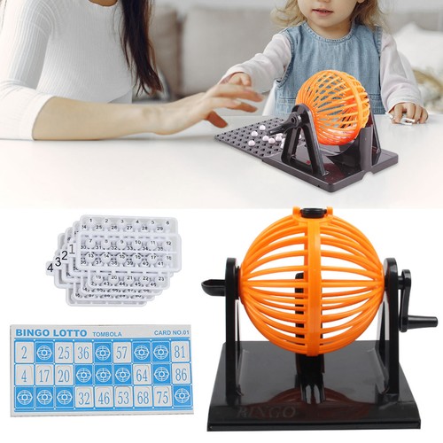 New Bingo Lotto Lottory Traditional Family Game Set 90 Balls 12 Card ...