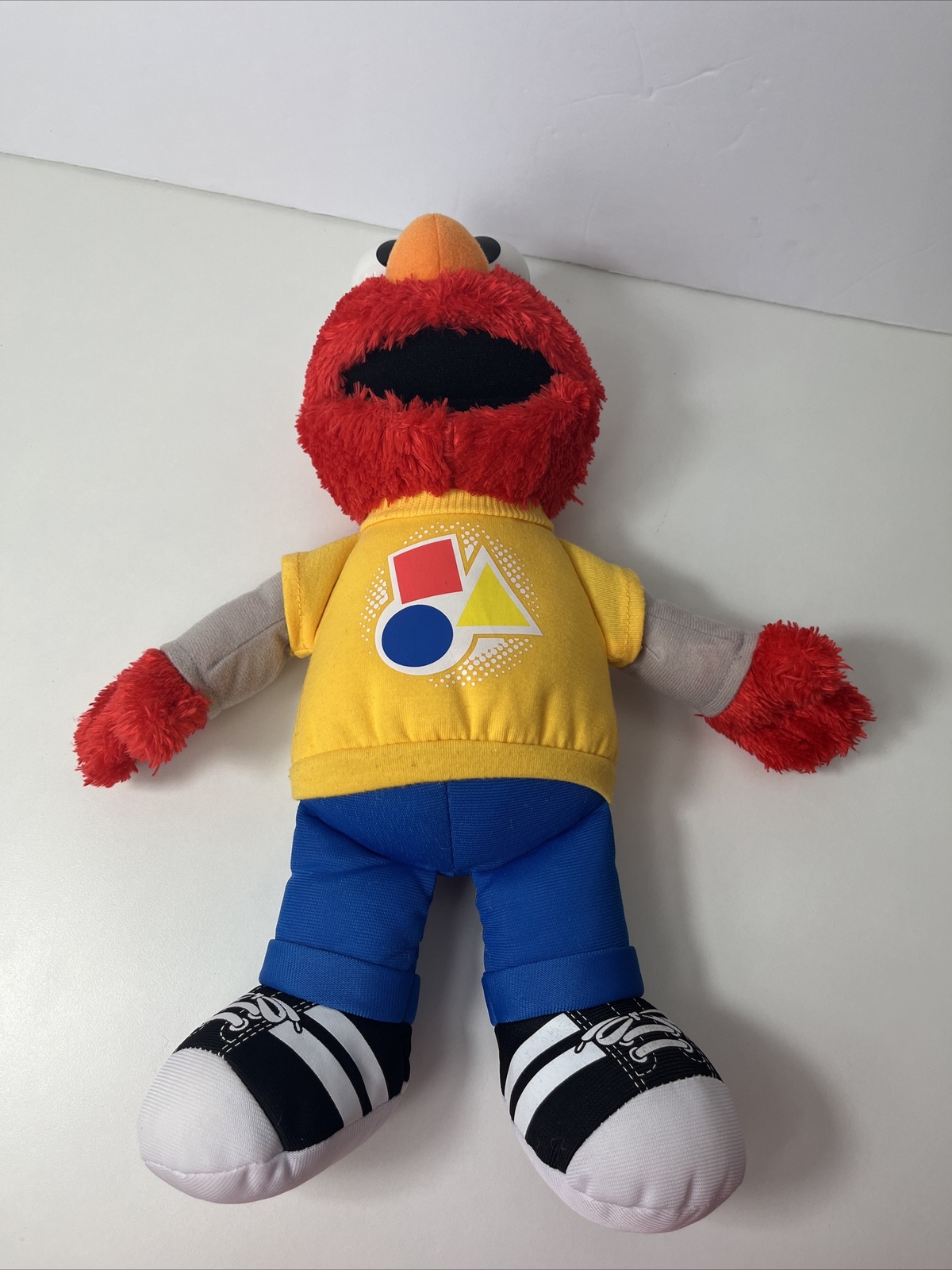 Playskool Sesame Street Elmo SHAPES COLORS Learning Plush Doll Talking ...
