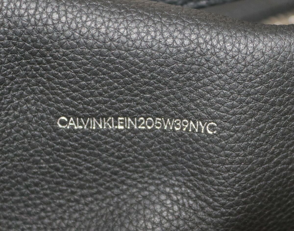 Calvin Klein 205W39NYC Raf Simons Pebbled Leather Shoulder Calvin Klein 205W39NYC Raf Simons Pebbled Leather Shoulder