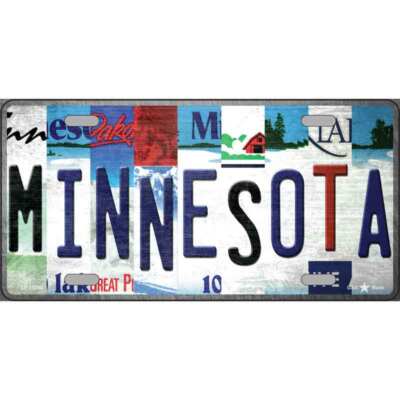 Minnesota Strip Art Novelty Metal License Plate Tag Tag LP-13290 | eBay