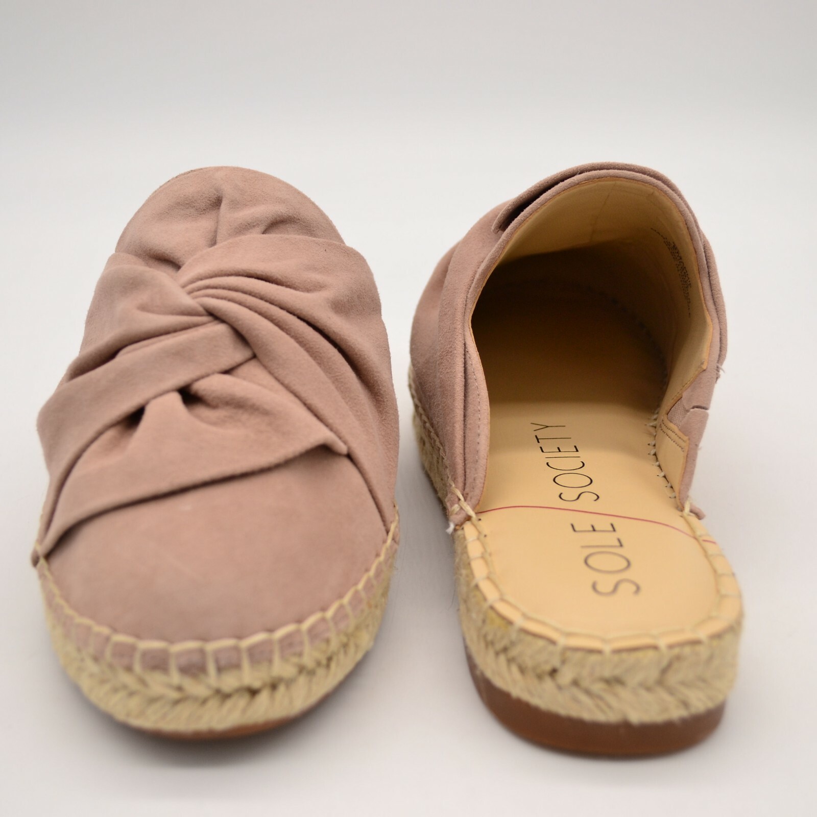 Sole Society Womens SoSammie Slip On Mules Sz 6M Dusty Rose Suede ...