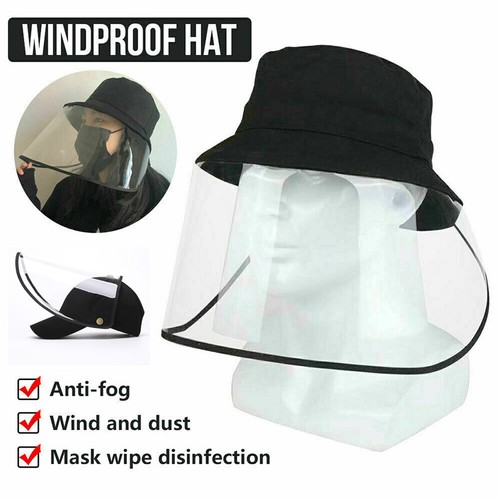 Cap Anti-Spitting Protective Dustproof Cover Outdoor Hat Fisherman ...