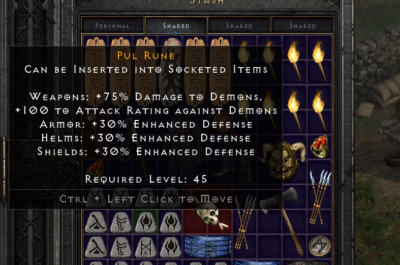 Pul Rune / Diablo 2 Resurrected / PC / Non-Ladder Softcore | eBay