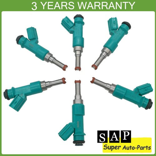 6pcs Fuel injectors 23250-0P010 for Toyota Camry Highlander Sienna ...