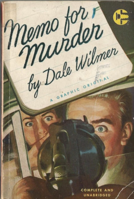 Graphic Books 29 Memo For Murder by Dale Wilmer PBO Vintage Mystery ...