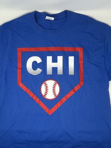 Generic Chicago Cubs Chi Baseball Blue T Shirt (L) | eBay
