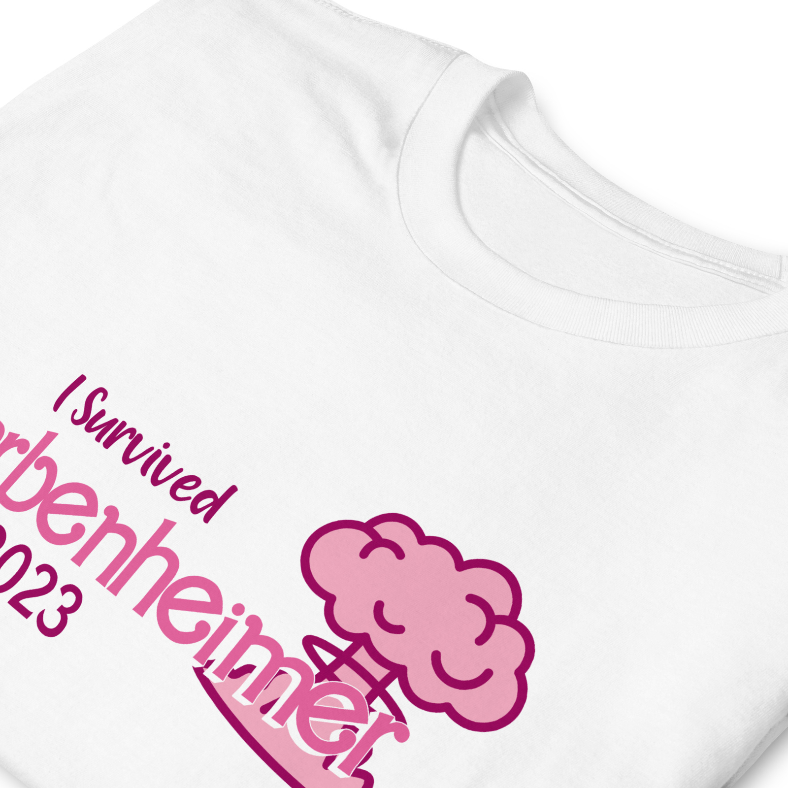 Maglietta Barbenheimer I Survived Barbenheimer T-shirt Barbie Heimer ...