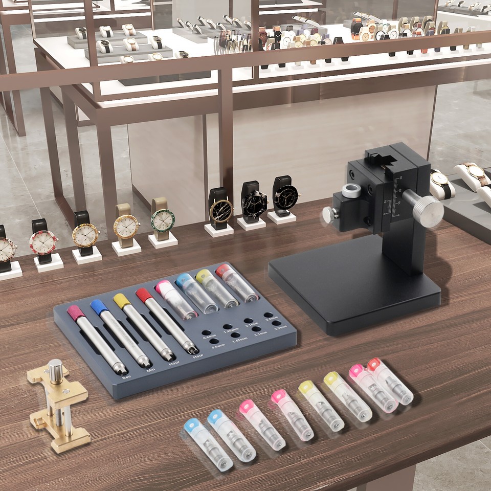 Watch Hands Fitting Removal Tool Kit Watch Hand Setting & Fitting Press ...